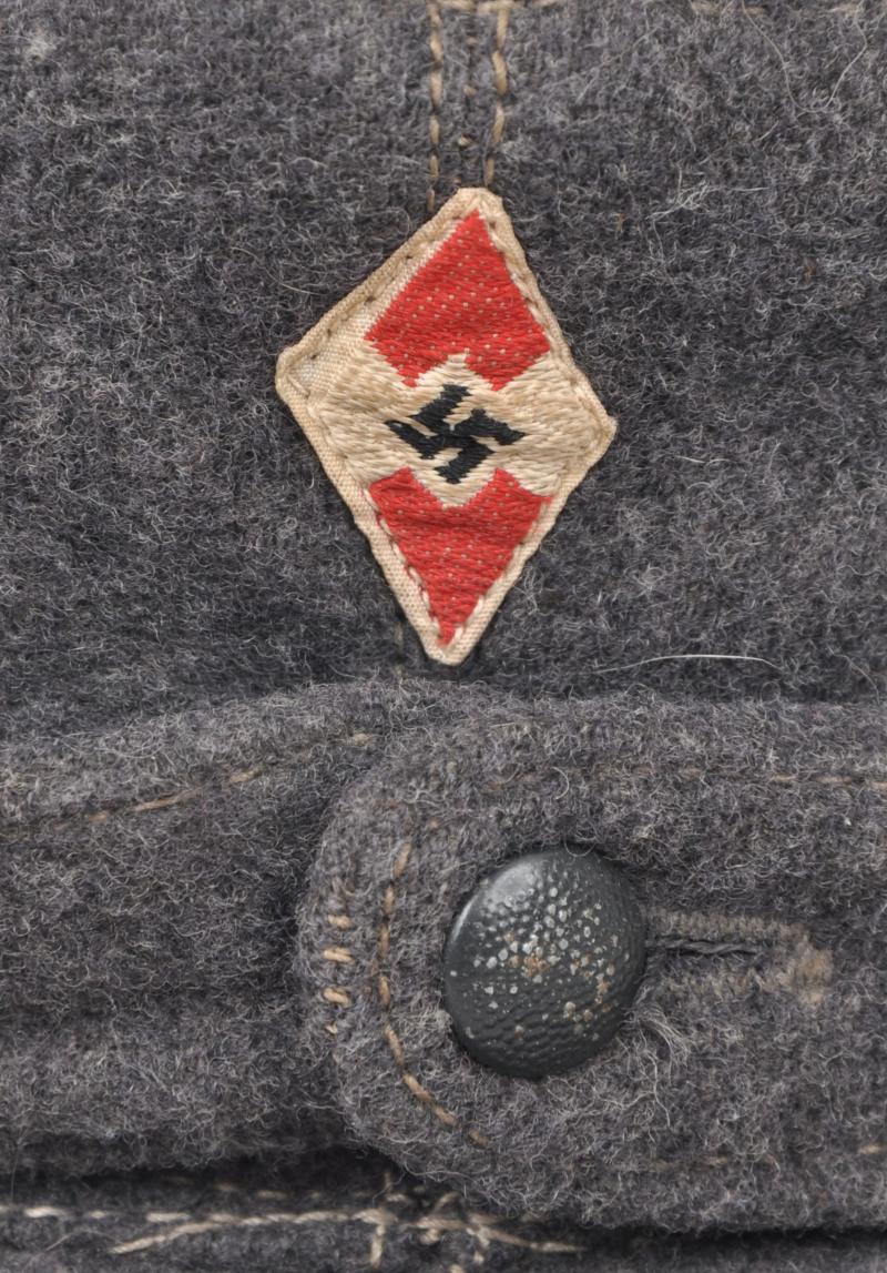 Epsom1944 | WW2 German Hitler Youth Flak Helper Cap 1944